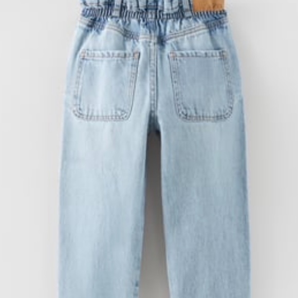 Zara | Bottoms | Nwt Zara Girls Paperbag Jeans 9y | Poshmark